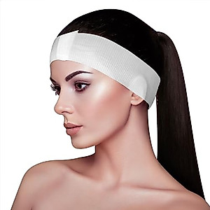 APPEARUS 100 Ct. Disposable Spa Facial Headbands with Convenient Closure