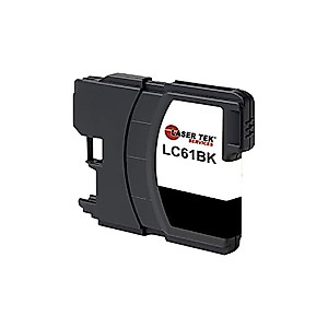 Laser Tek Services Compatible LC-61 LC61BK LC61C LC61M LC61Y Ink Cartridge Replacement for Brother DCP165C, MFC250C 255CW Printers (Black, Cyan, Magenta, Yellow,5 Pack)