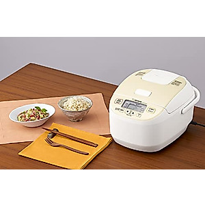 Zojirushi NL-DCC10CP Micom Rice Cooker & Warmer, 5.5 Cups, Pearl Beige