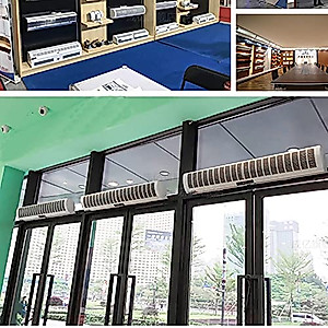 Lamps Commercial Gale 0.9 Meters 1.0 Meters 1.2 Meters from The Entrance of Supermarkets and Shopping Malls, Multi-Function Air Curtain (Size : 90cm)