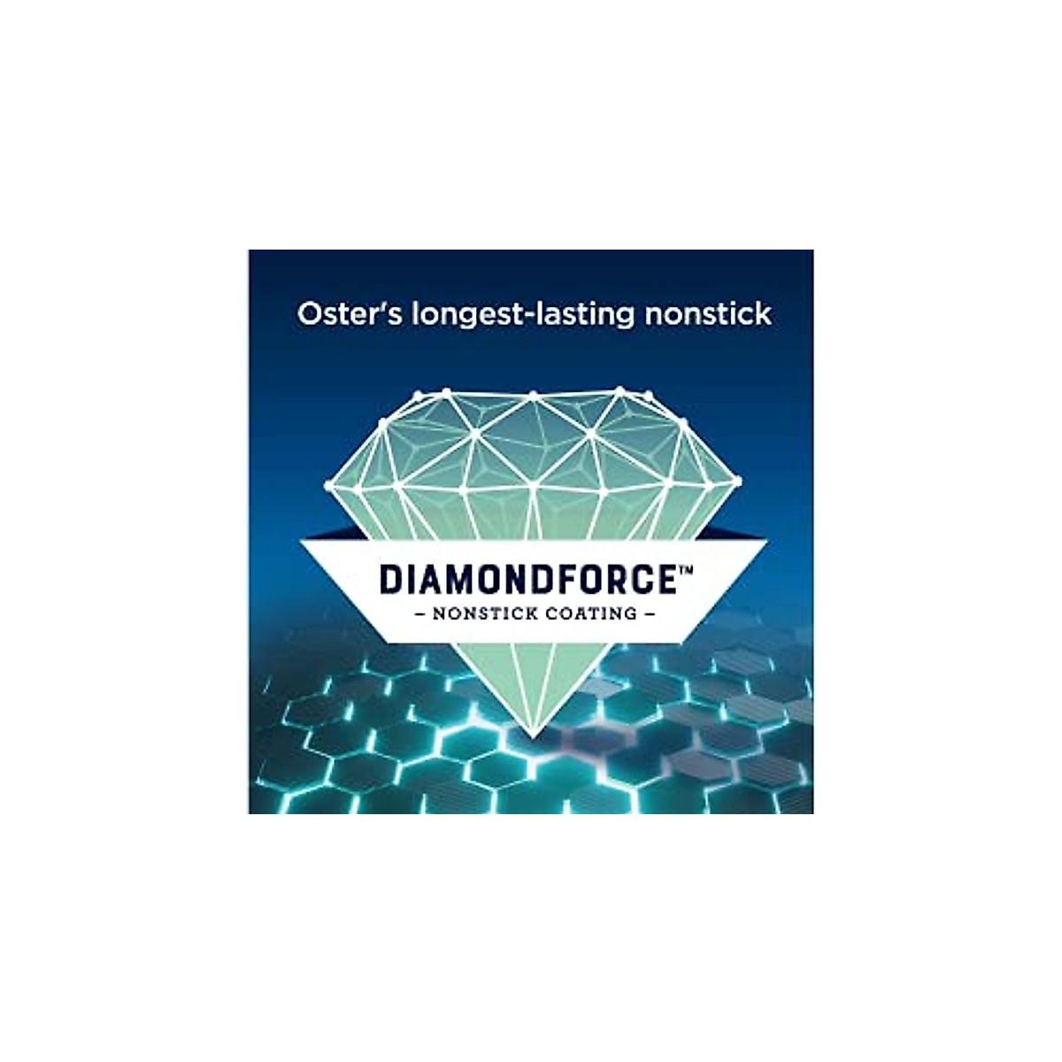 Oster DiamondForce Nonstick Coating Infused with Diamonds Belgian Waffle Maker