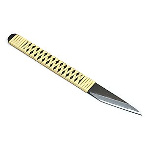 Yoshihiro High Carbon White Steel #1 Kiridashi Knife Made in Japan Chef Tools (Width:18mm)