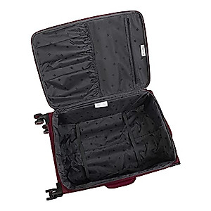 it luggage Precursor 28" Softside Checked 8 Wheel Expandable Spinner, Dark Red