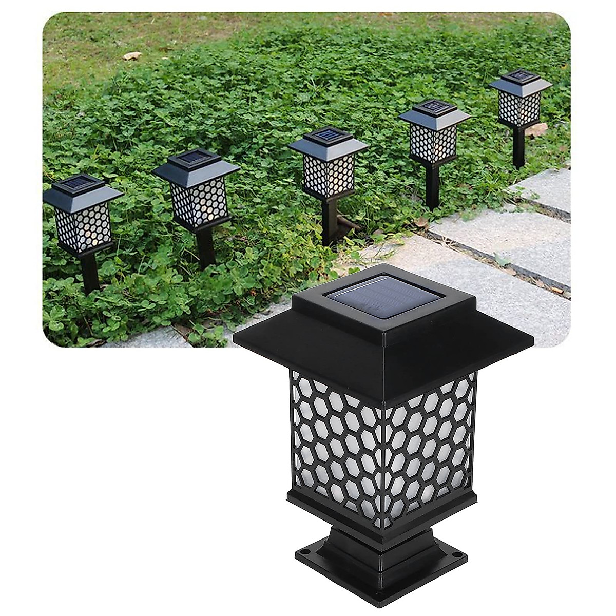 Street Light, Light Landscape Solar Light Garden Lamp for Home for Illumination(Colorful gradient)