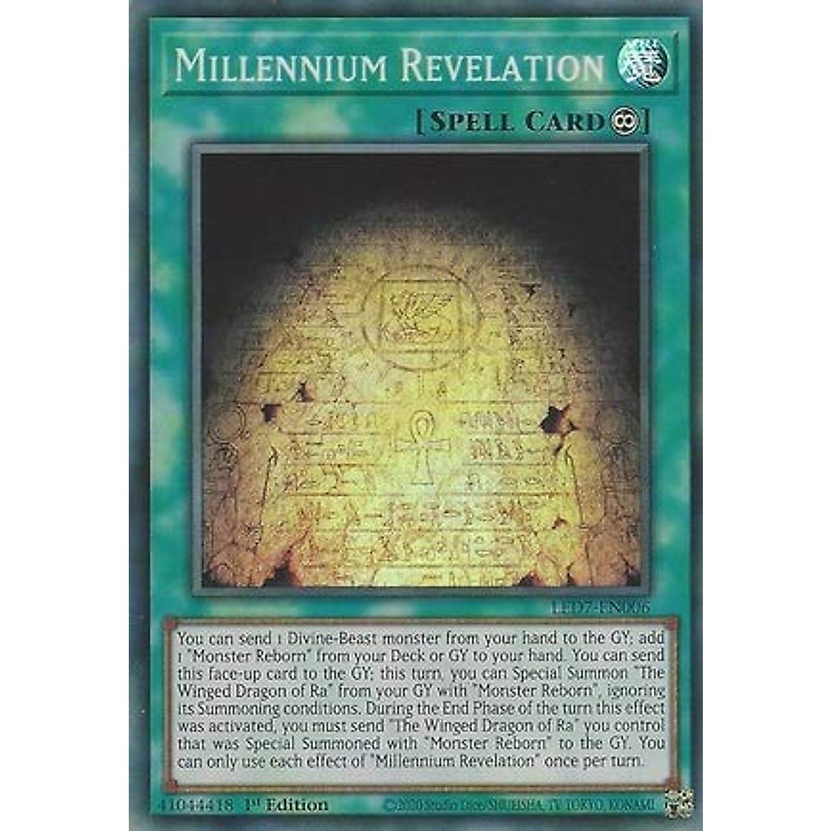 Millennium Revelation - LED7-EN006 - Super Rare - 1st Edition