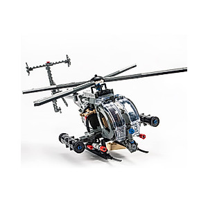 dOvOb Military Bird Helicopter Building Blocks Set, Fighting Army Plane Toys as Gift for Kids or Adult (523 Pieces)