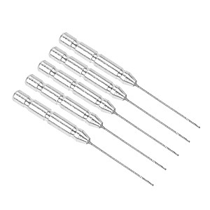 Kamo 5PCS 0.4mm Drill Bits for 3D MakerBot Printer Nozzle Cleaning Kit