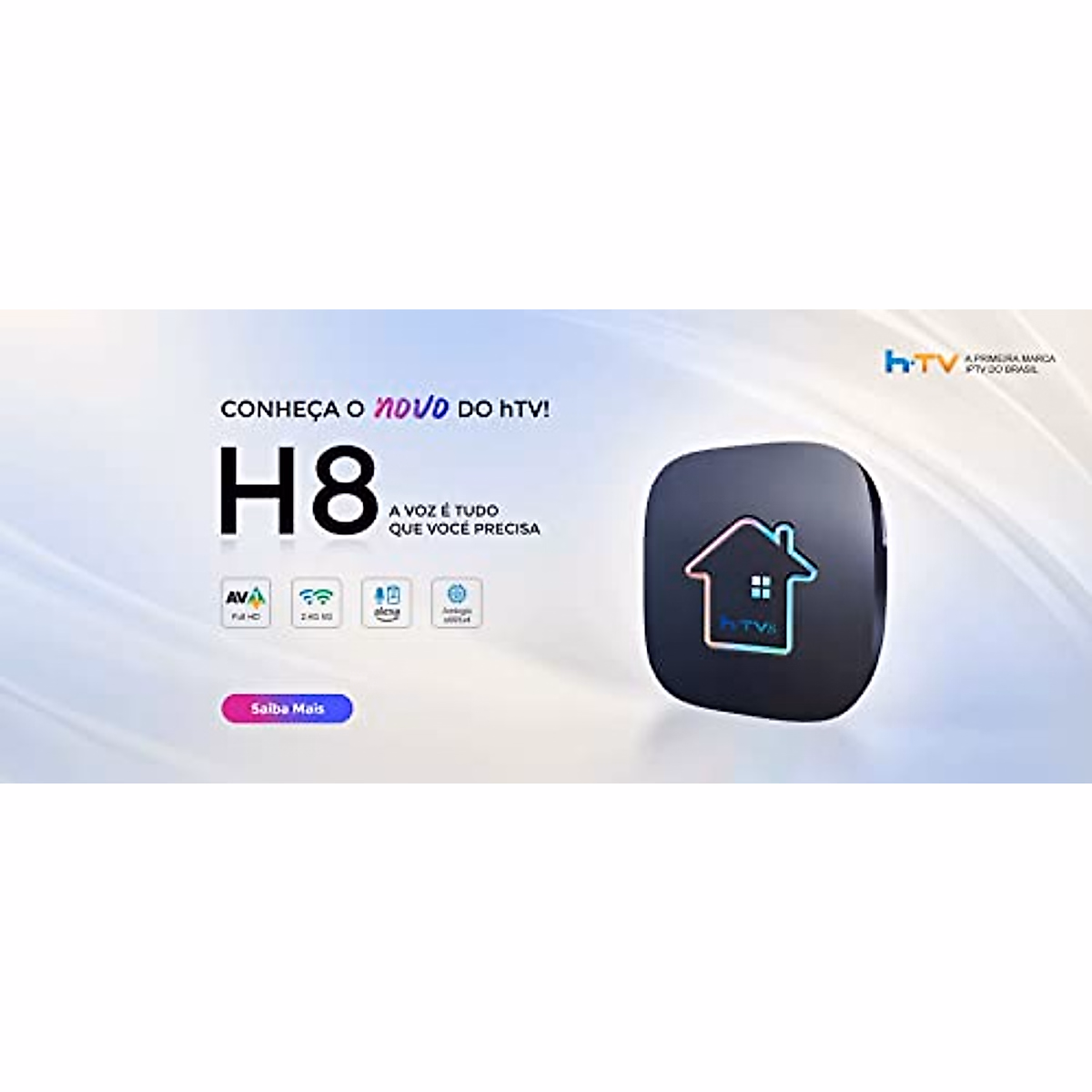 SuperTV H8 Brazil Box TV Brasil New Version HTV8 Brazilian TV Box Android 11 - 2.4GHz/ 5GHz WiFi 4K UHD Bluetooth 4.2