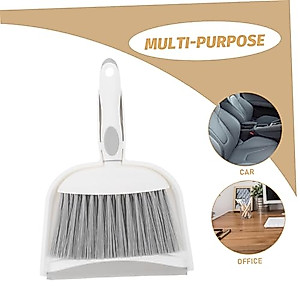 IMIKEYA 1 Set Mini Broom Dustpan Freezer Keyboard Broom Stuff Detail Pans Wipes Mop Sink Bucket Brush Broom Spray Blinds Table Top Brush Desktop Broom Vacuum Broom Pet Sweeping Wok Pp