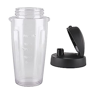 Joyparts 2PCS Replacement Parts Cups with Lids 20oz Smoothie Bottle ， Compatible with Oster Classic Series Blender