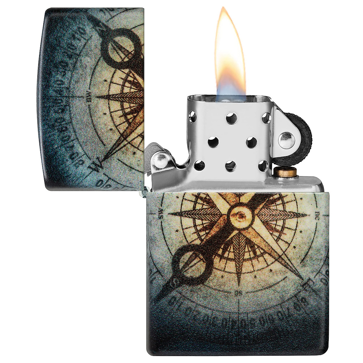 Zippo Compass Ghost Design 540 Glow in The Dark Pocket Lighter