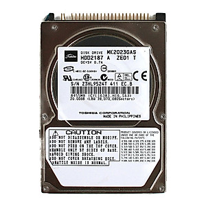 Toshiba MK2023GAS (HDD2187 A ZF01 T) 20GB Laptop HDD