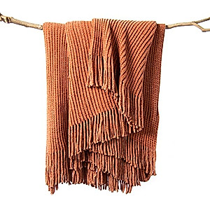 lifein Throw Blanket for Couch - Soft Boho Throw Blanket, Cozy Knit Small Lightweight Blankets & Throws for Bed,Chair,Sofa,Living Room,Home Decor(50 * 60 inches)