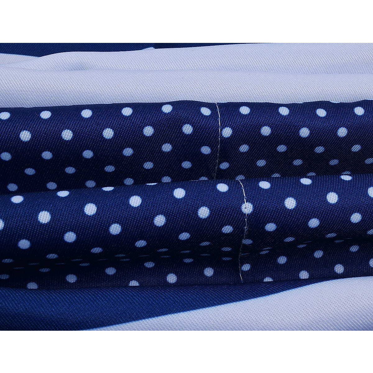 Lovely Lady's Kitchen Fashion Cooking Baking Kitchen Aprons with Pockets for Mother's Day Gift, Plus Size Apron (31 x 28 Inches) Blue,white