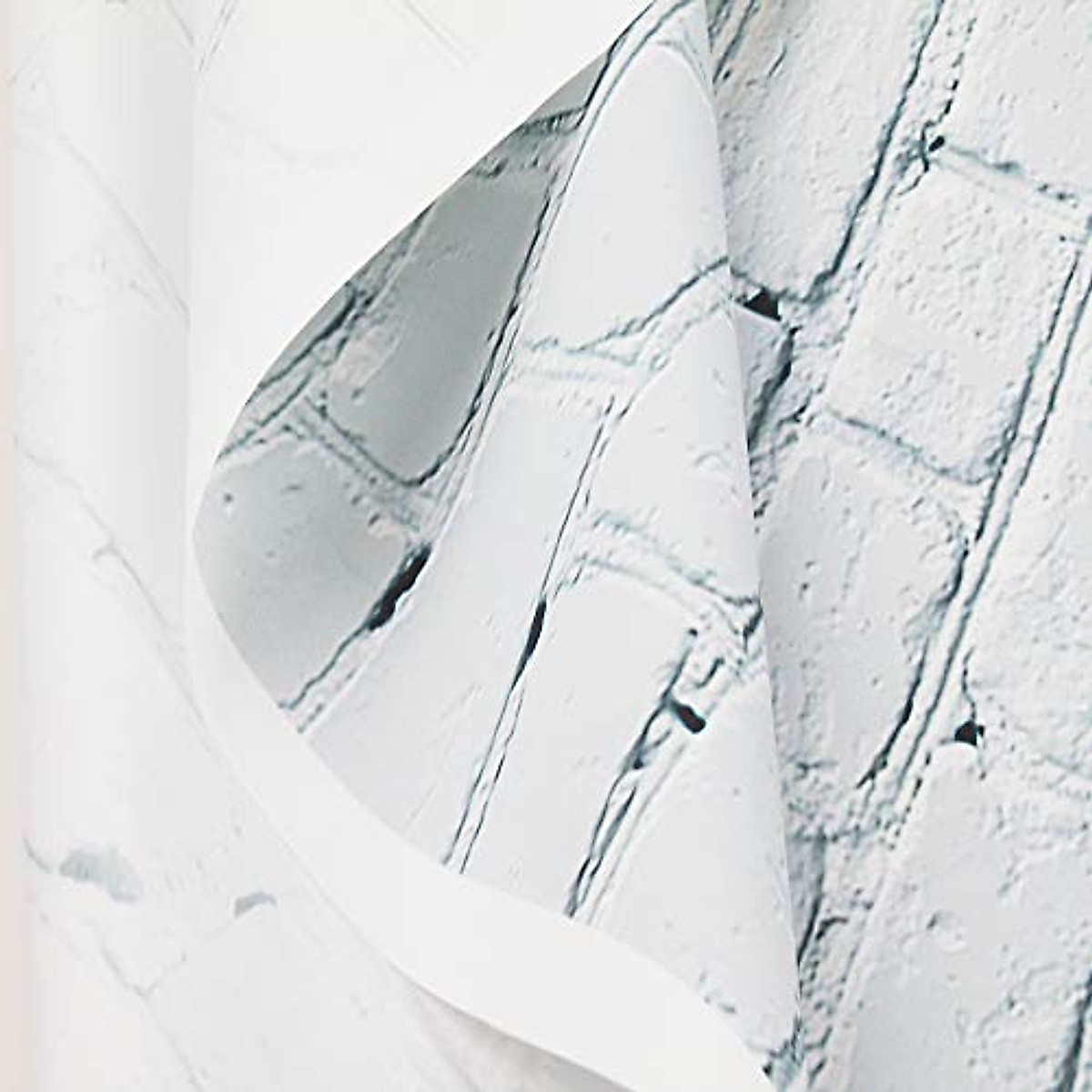 OUYIDA White Brick Wall Backdrop for Baby Shower Birthday Festival Themed Party 7X5FT Photography Background Adult Portrait Wallpaper Photo Video Shooting Studio Props PCK77