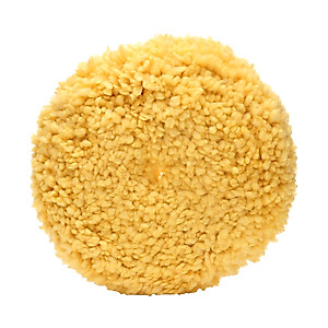 3M Wool Polishing Pad (05713) – For Boats, Cars, Trucks and RVs – Single-Sided – 9 Inches , Yellow