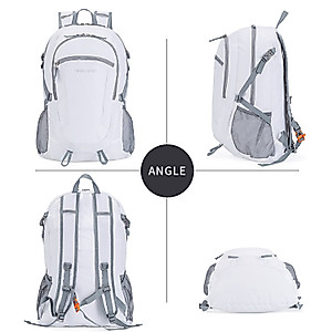 Sharkborough NODLAND Light Weight Packable Backpack Hiking 45L Foldable Water-Resistant Daypack Rucksack