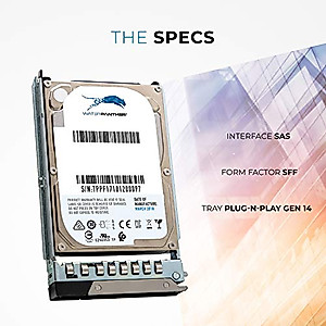 2.4TB 10K SAS 2.5" HDD for Dell EMC PowerEdge Servers | Enterprise Hard Drive in G14 Tray | Compatible with R Series T Series 401-ABHQ K0N77 C6420 R940 R7415