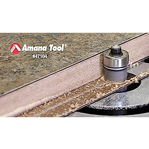 Amana Tool - MR0103 Miniature 3/16 Dia Flush Trim with 3/16 Dia Ball Bearing x 3/4 x 1/4