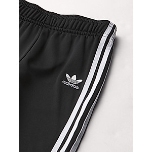 adidas Originals unisex baby Adicolor Superstar Tracksuit, Black/White, 4T US