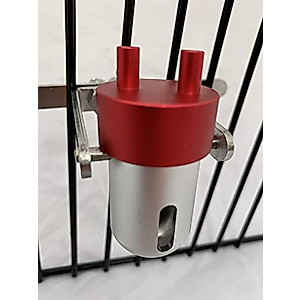 Busy Bird | Goodie Gadget Foraging Bird Toy - Spins on Axis with Peek-A-Boo Window - 100% Metal, Ultimate Brain Teaser and Mind Game for Medium to Extra Large Birds