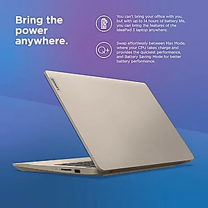 Lenovo 2023 IdeaPad Laptop 14" FHD 1920 x 1080 LED-Backlit AMD Ryzen 7 5700U 8-Core 12GB DDR4 512GB SSD Wi-Fi 6 Windows 10 Pro Bluetooth 5.1 Backlit Keyboard 720p HD Camera, Fingerprint