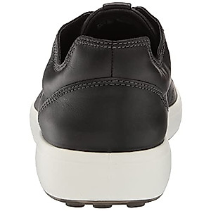 ECCO Men's Soft 7 Cloud Sneaker, Black, 8-8.5