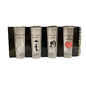 Myxx Coco, Jackie, Audrey, Lucy Shot Glasses