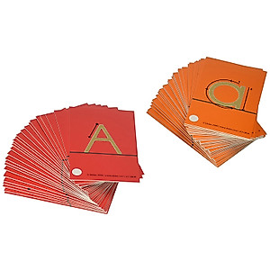 Didax Educational Resources Upper and Lowercase Sandpapers Letters Boxed Set