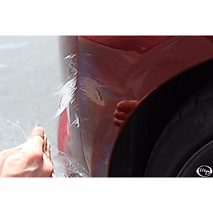 VViViD Clear Paint Protection Bulk Vinyl Wrap Film 6 Inches x 84 Inches Including Squeegee and Black Felt Applicator