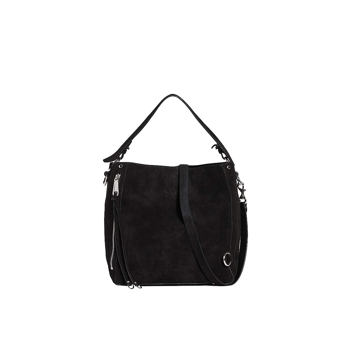 Rebecca Minkoff womens Mab Hobo shoulder, Black, One size US