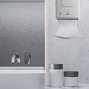 Cabilock 4 Pcs Plastic Water Tray Soap Dispenser Drip Catchers Electric Soap Dispenser Tray Automatic Dispenser Gel Wall Mount Soap Dispenser Spray Toilet White Abs Foam Board