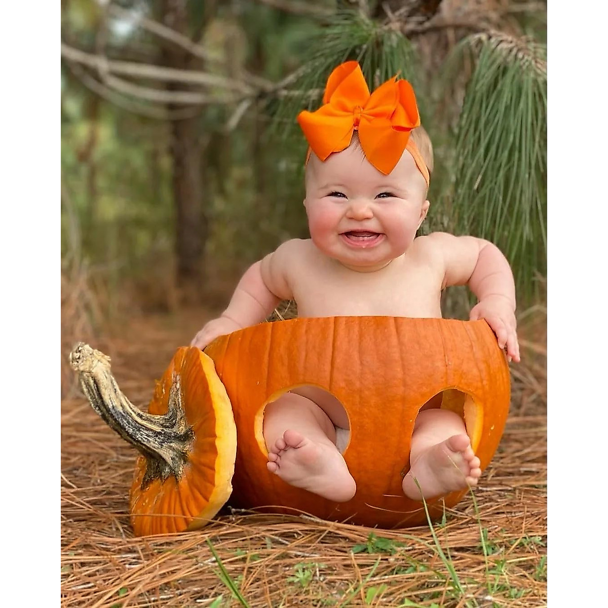 CellElection 30 Colors Baby Girls Headbands 6Inch Big Hair Bows Elastic Hair Bands Headbands Hair Accessories for Newborns Infants Toddlers Kids…