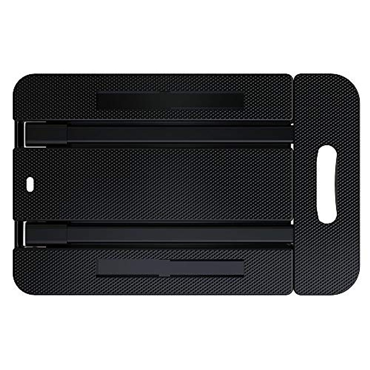 Upgraded 2020 Utility Folding Hand Truck Dolly Cart with Carrying Capacity 440LBS. 6 Wheels, 360 Rotating Portable Heavy Duty Platform Trolley Cart for Shopping, Moving, Travelling, Luggage and Office