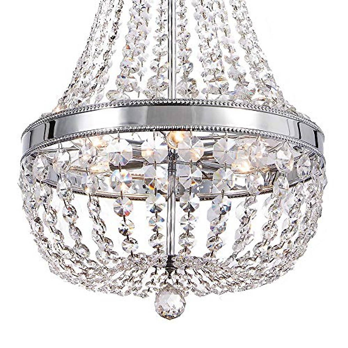 Home Decorators Collection Chrome Crystal Chandelier 6 Light