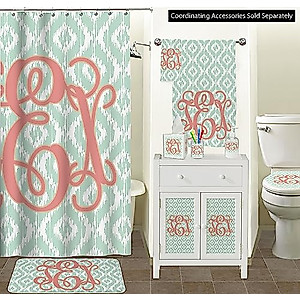 RNK Shops Monogram Waste Basket - Single-Sided - White