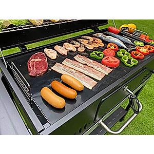 YHK 2 Pack Medium Oven Liners for Bottom of Oven - Premium Protectors for The Bottom of Electric, Gas, Convection & Fan Ovens - Reusable Grill Mat - Reusable Non-Stick Oven Mat for Bottom of Oven