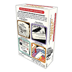 Choose Your Own Adventure House of Danger Board/ Strategy Game | Cooperative Adventure Game for Adults and Kids | Ages 10+ | 1+ Players | Average Playtime 1+ Hours | Made by Z-Man Games