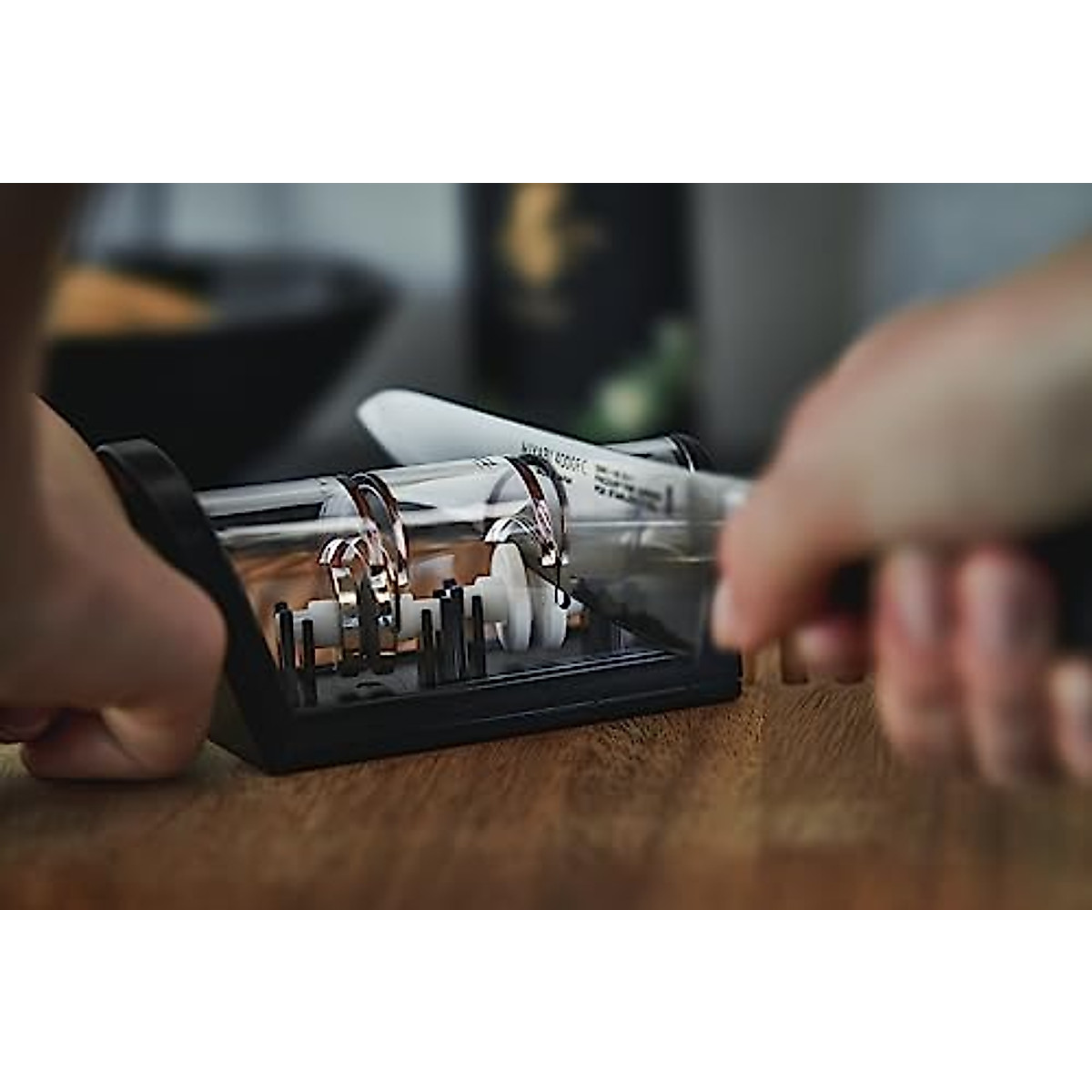 MIYABI Knife Sharpener, Ceramic Discs