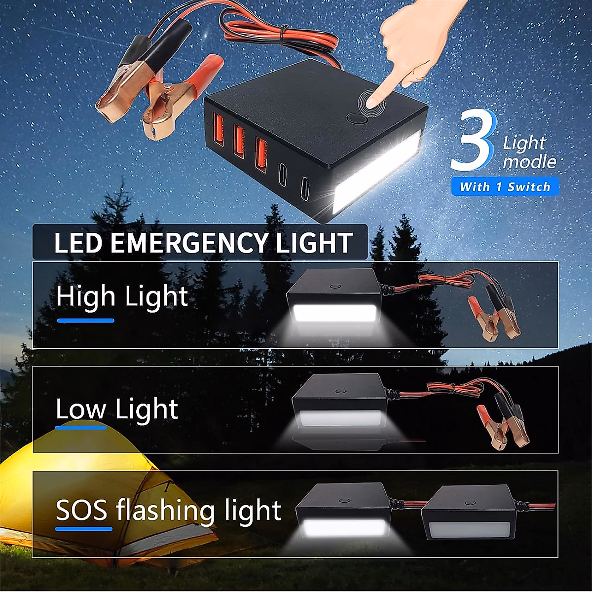 Bejav 24v 12v to USB 5v Step Down Converter 12v USB Charger Multi Port Adapter Compatible with iPhone Samsung USB Device Smart Phone Tablets Charging