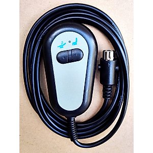 GYG Generic 2 Button (UP/Down) 5PIN Roll line 180° Lift Chair OR Power Recliner Hand Control for OKIN OR LIMOSS 3/5 Wire Controller,Mouse Shape