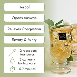 Organic Allergy Relief Loose Leaf Tea - 2oz Bag (Approx. 30 Servings) | Full Leaf Tea Co.