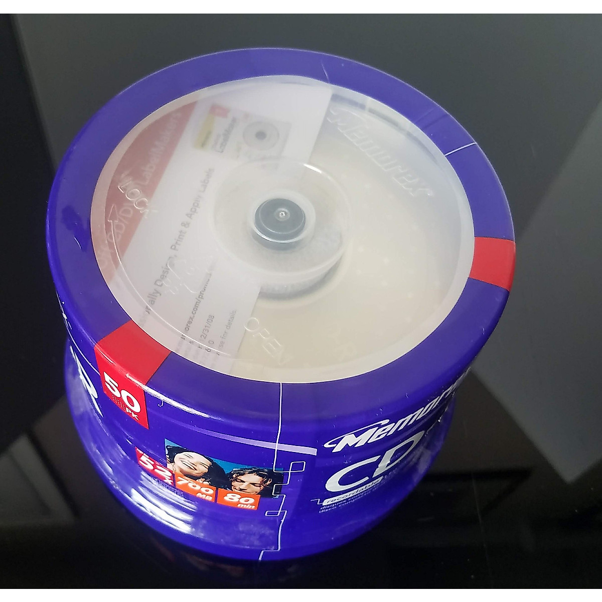 CD-R 80MIN 52X 50PK by TDK MfrPartNo 034707045637