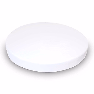SheetWorld Baby Fitted Round Crib Sheet, 100% Cotton Jersey Hypoallergenic Sheet, Unisex Boy Girl, 42 x 42 inches, Solid White, Made in USA