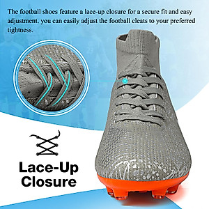 Soccer Cleats Mens Women Football Cleats Soccer Shoes Tacos De Futbol para Hombre Football Training Futsal Shoes Zapatos De Soccer para Hombres Professional Football Training Boots AG FG