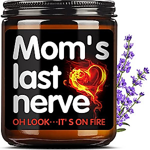 Gifts for Mom, Mothers Day Gifts from Daughter, Son, Birthday Gifts for Mom, Stocking Stuffers Christmas Funny Gifts for Mom Wife Women, Mom Gifts, Long Lasting Jar Candles, 7oz Scented Candles