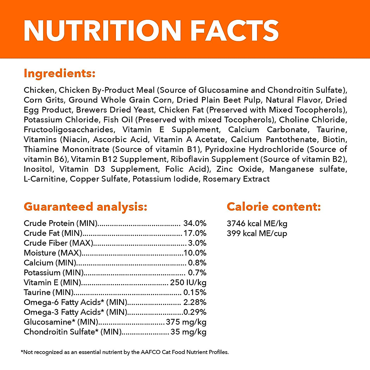 IAMS PROACTIVE HEALTH Healthy Senior Dry Cat Food with Chicken Cat Kibble, 7 lb. Bag