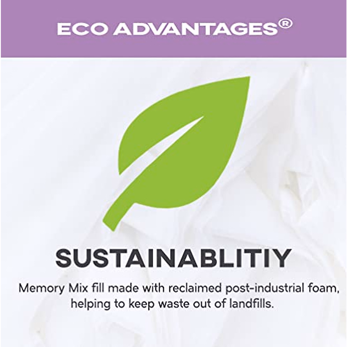 Pooch Planet Large Memory Foam Mix Dog Bed Plush & Textured Linen Mattress w/Removable Washable Cover - Gray, Large