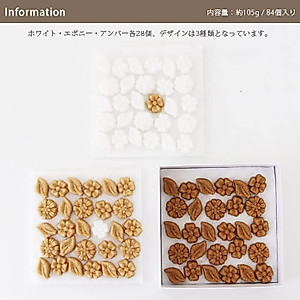 Canasuc Paris, Bouquet de Sucre, Pur Sucre de Canne, Assorted 84 MINI Molded Floral Sugars, Imported