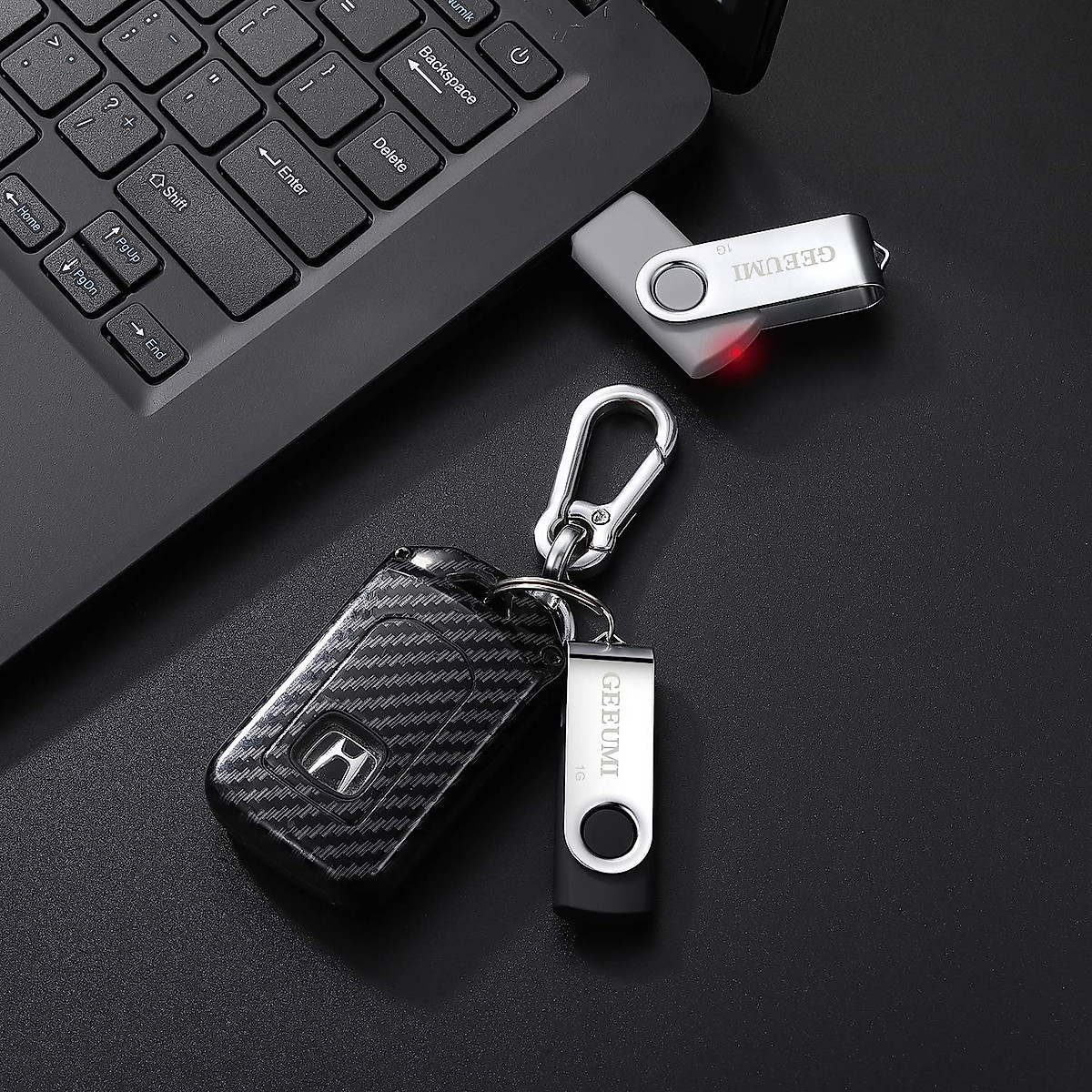 Flash Drive 2GB USB 2.0,20 Pack Swivel Memory Stick GEEUMI Bulk Thumb Drive,Pen Drives Jump Drive for Data Storage, File Backup(20 Pack,Black)